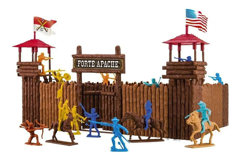 Fort Apache Vintage Old West Cowboy Indian Atlantic Figure Junior ...